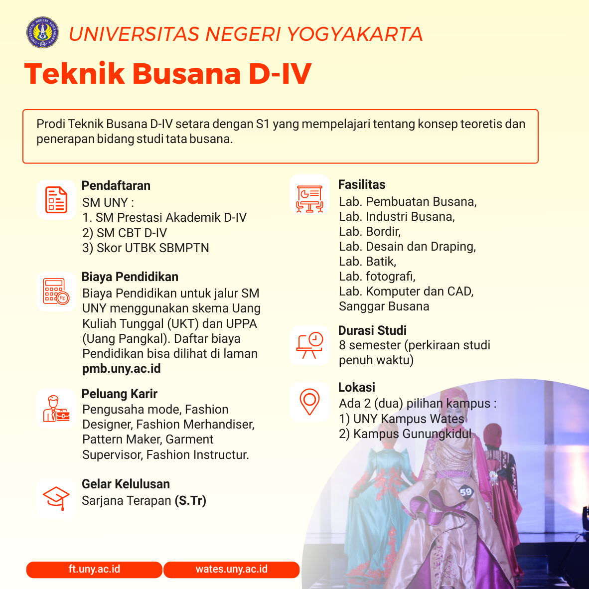 D4-Teknik Busana | PMB UNY