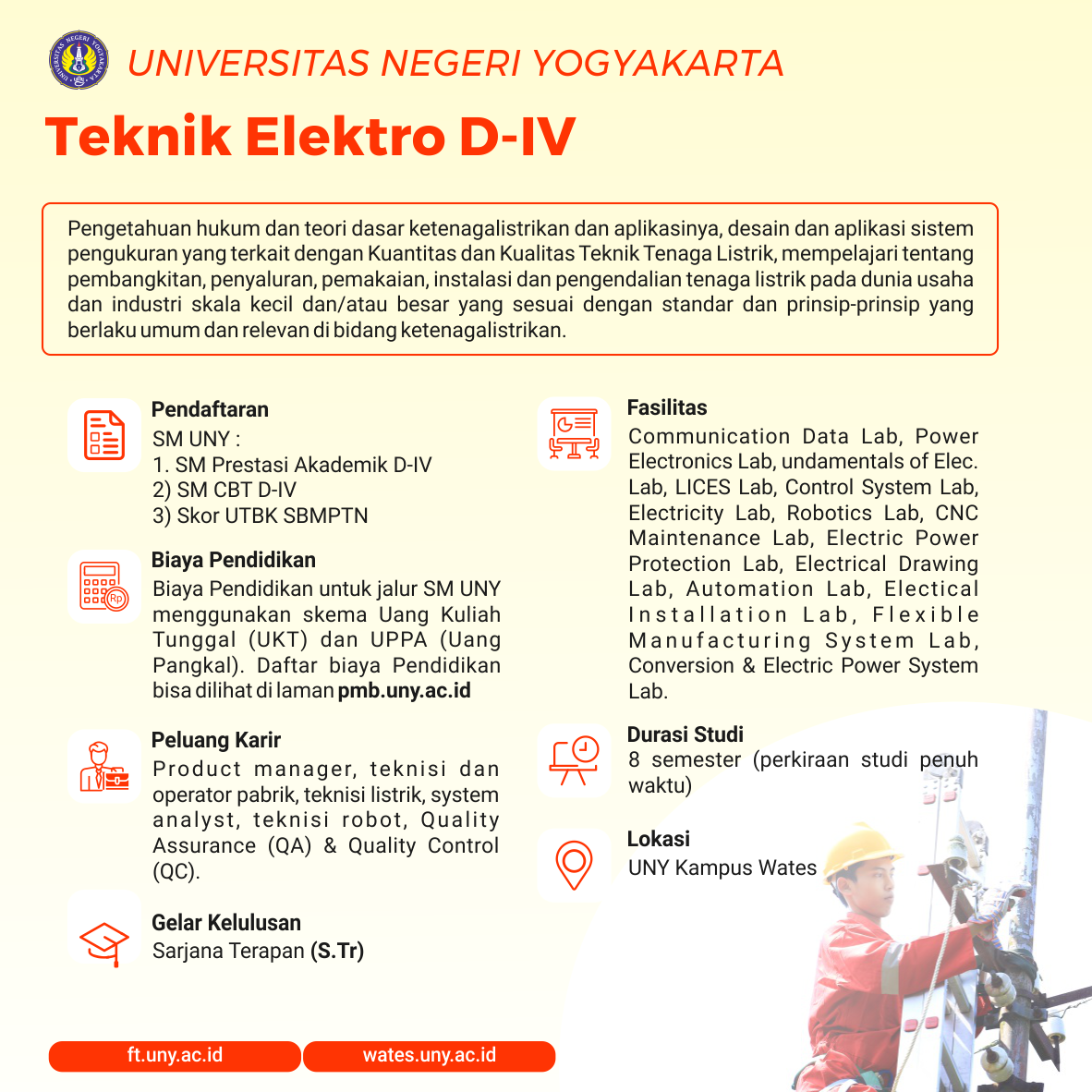 D4 - Teknik Elektro | PMB UNY