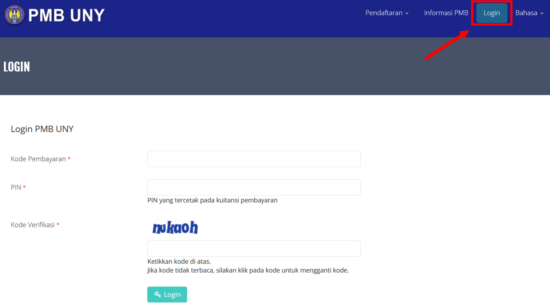 coba pandu | PMB UNY